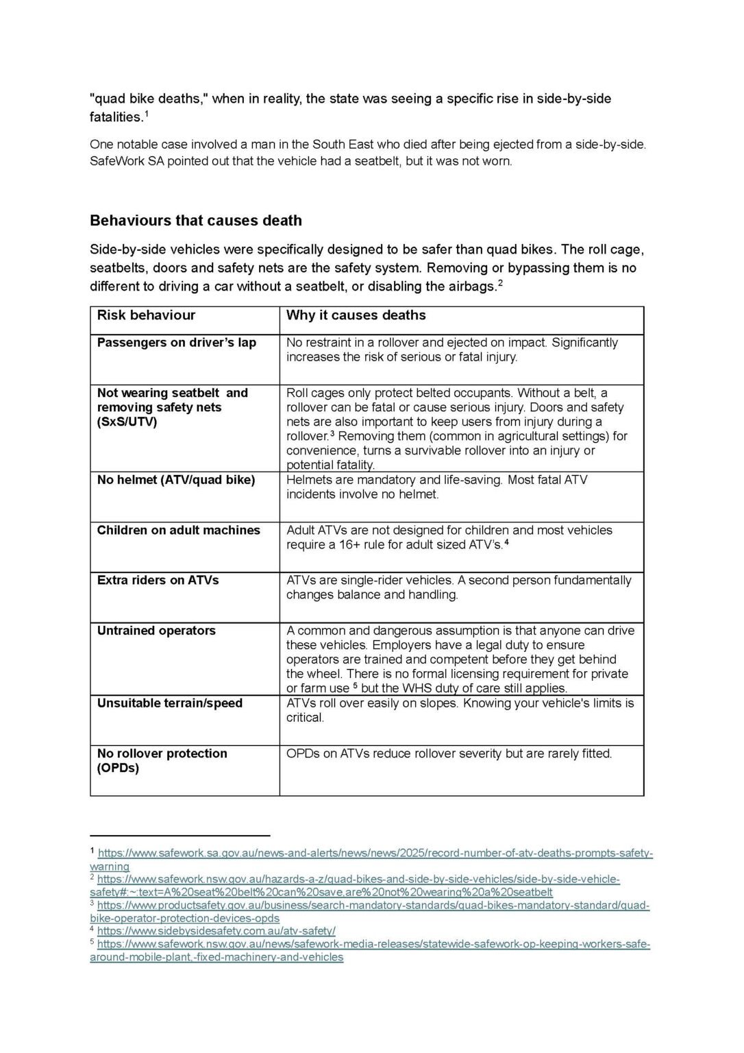 Know your off-road vehicles - Motor Trade Association SA/NT